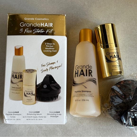 Grande | Hair | Grande Cosmetics Grandehair 3piece Starter Kit Peptide ...